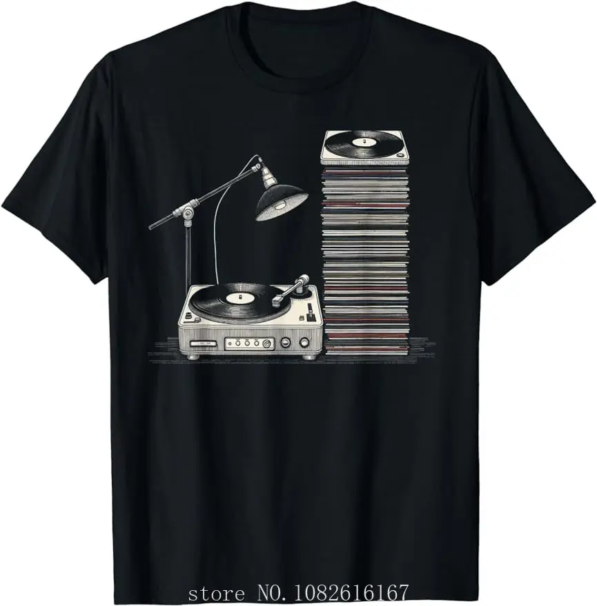 Retro-Vinyl-Records-Player-Lover-Music-Vintage-Vinyl-Record-T-Shirt ...