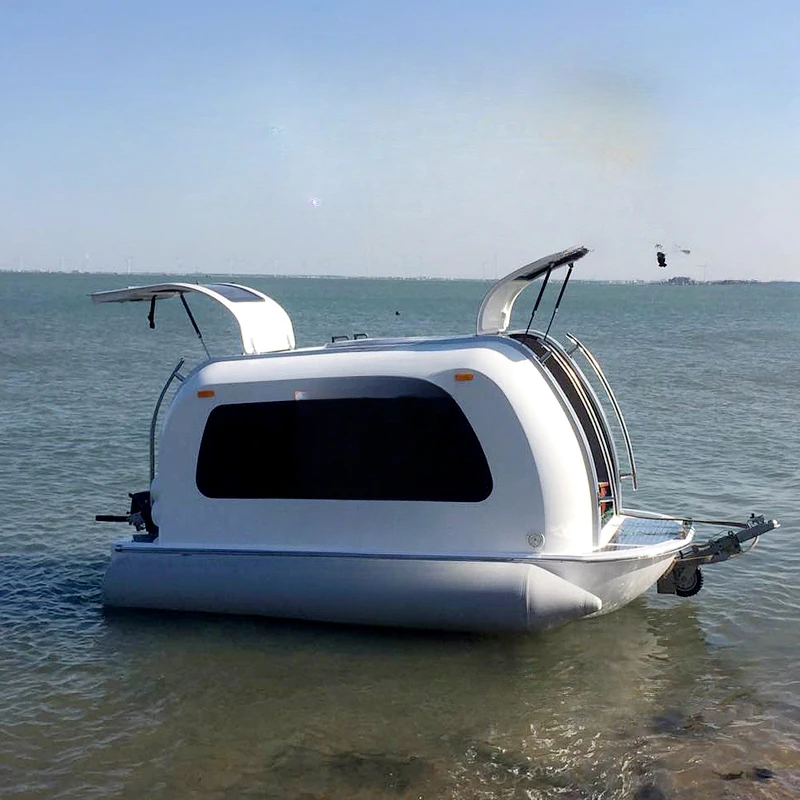Amphibious RV Amphibious Yacht RV Towing Fishing Yacht Boating Boat for ...