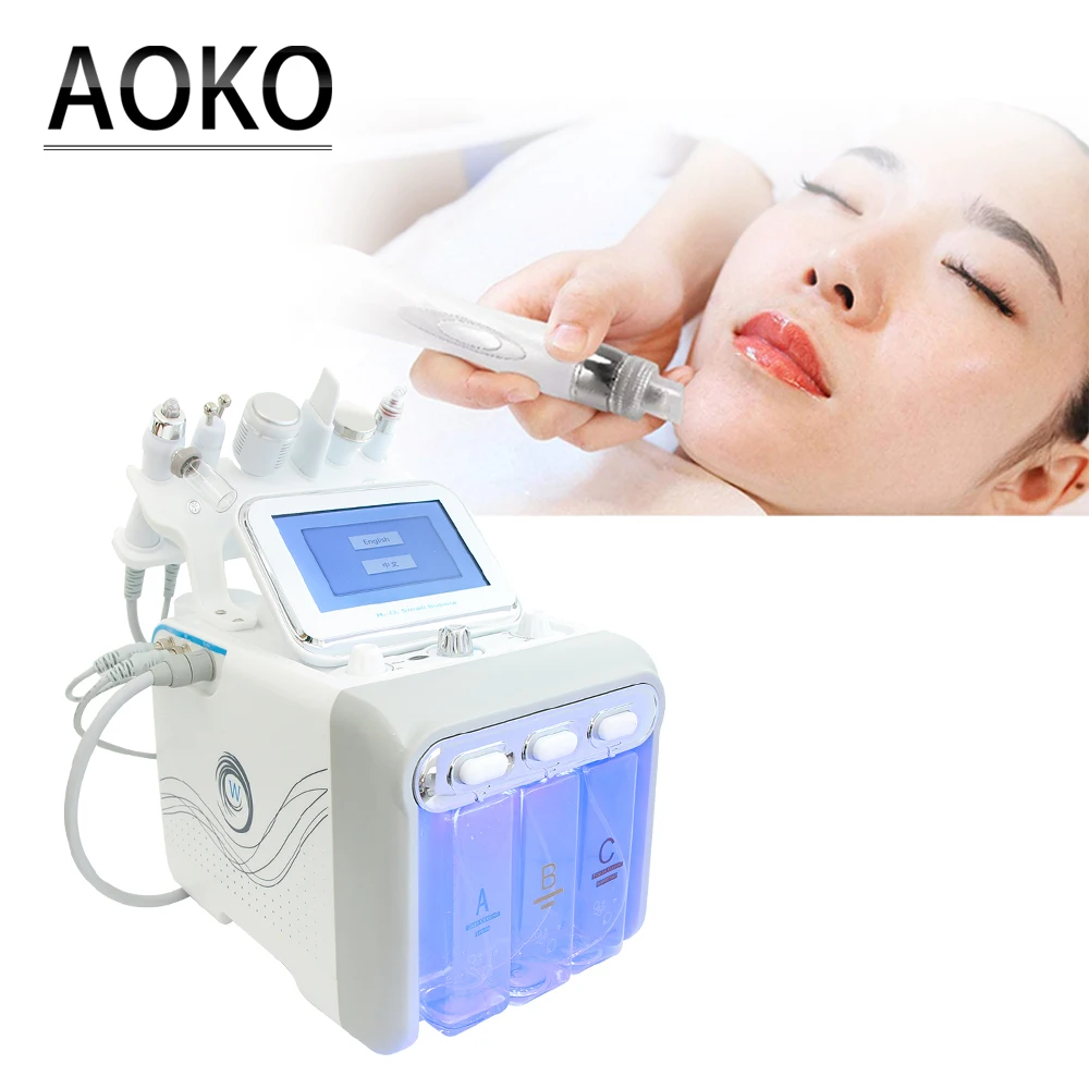 Aoko Hydra Facial Machine 6in 1 Moisturizing Skin Deep Cleansing Pores ...