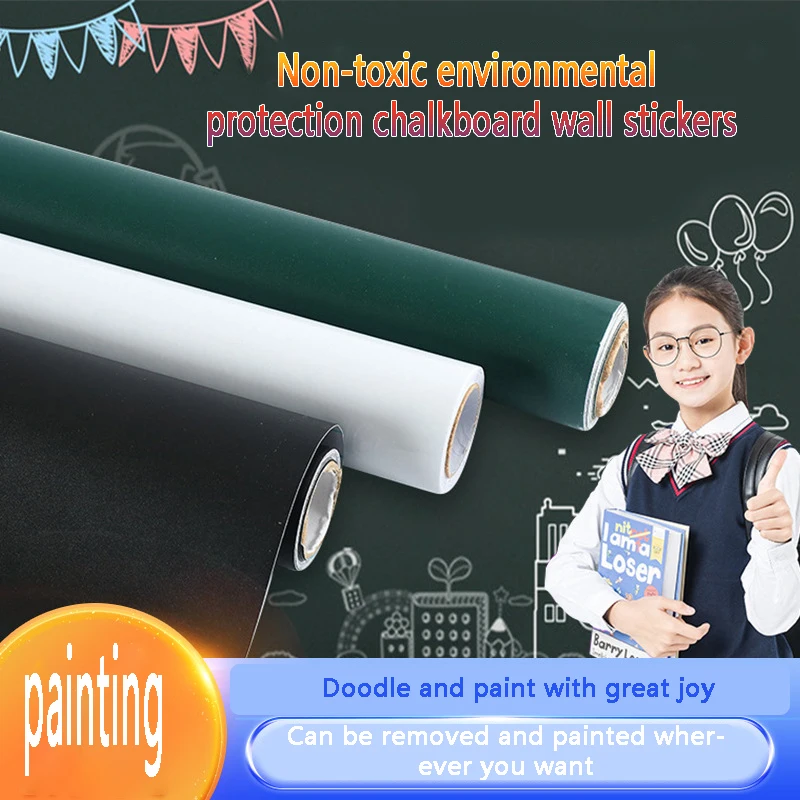 Blackboard-Wall-Stickers-Chalk-Board-Graffiti-Drawing-Board-Room ...