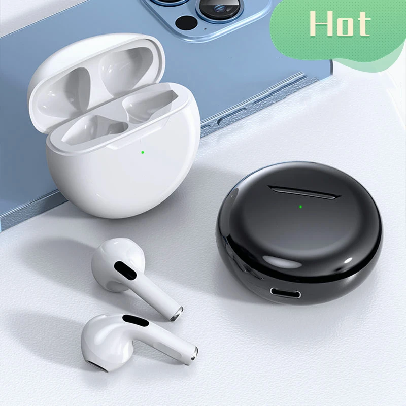 New Pro 6 Wireless Bluetooth Headset Stereo Binaural TWS in Ear Macaron J6 Pro6 TWS 6 Generation ...