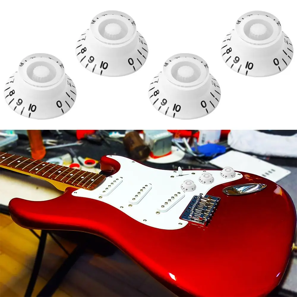 Accessories-Plastic-Electric-Guitar-Speed-Control-Hat-Shape-Knob-Tone ...