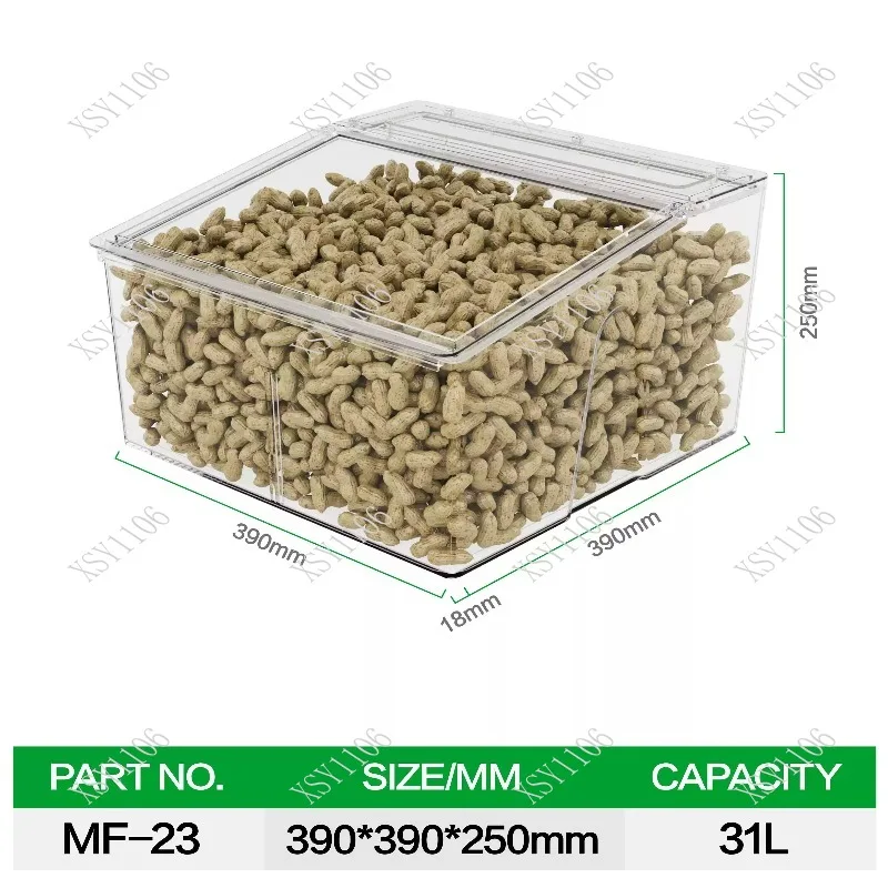 Food Grade Large Airtight Container for Nuts Roasted Snacks Plastic ...