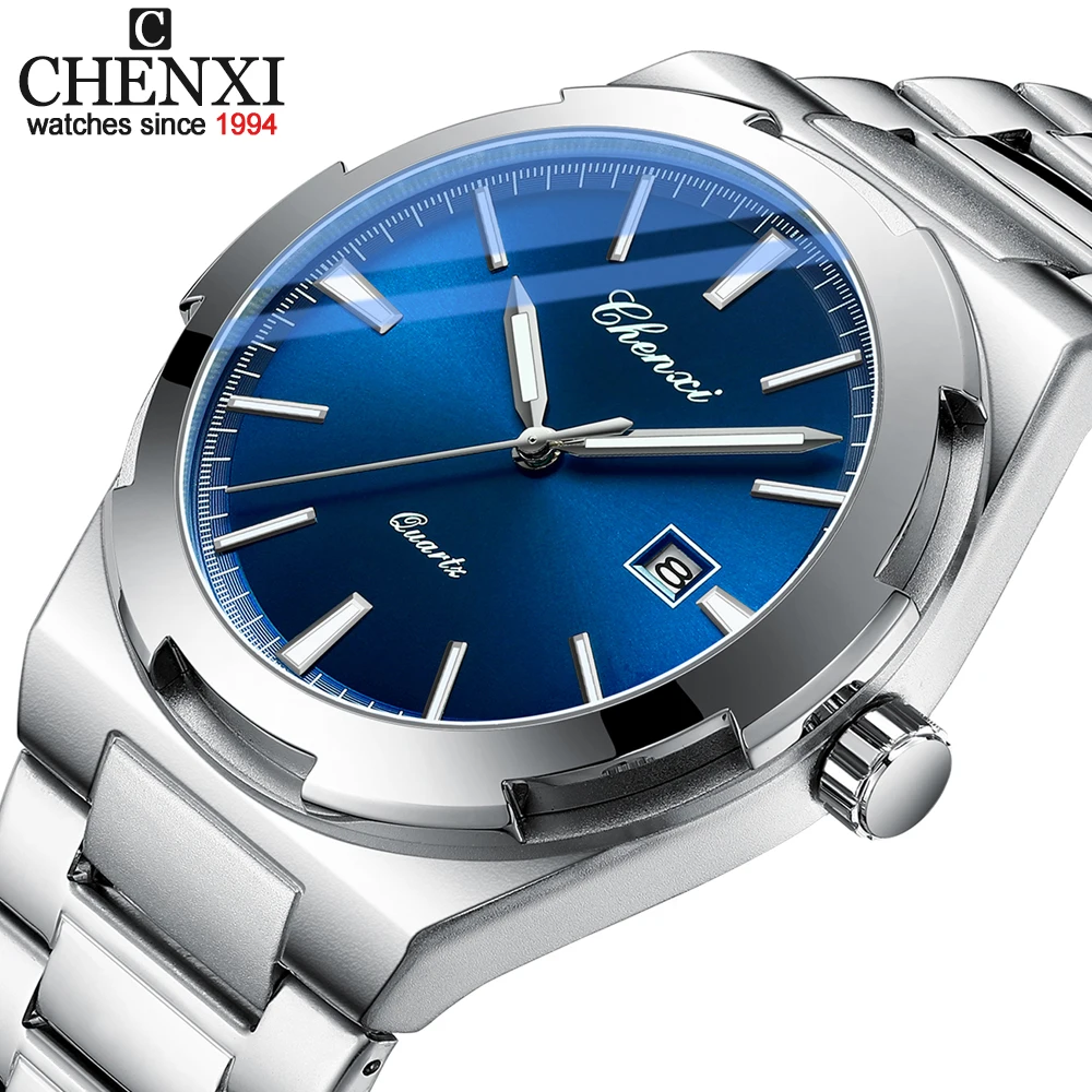 CHENXI-Men-s-Watches-Stainless-Steel-Watches-Luxury-Minimalist-Quartz-Wristwatch-Automatic-Date ...