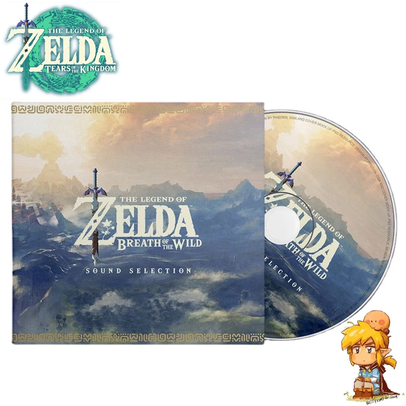The-Legend-of-Zelda-Breath-of-The-Wild-Music-CD-Discs-juego-cl-sico ...
