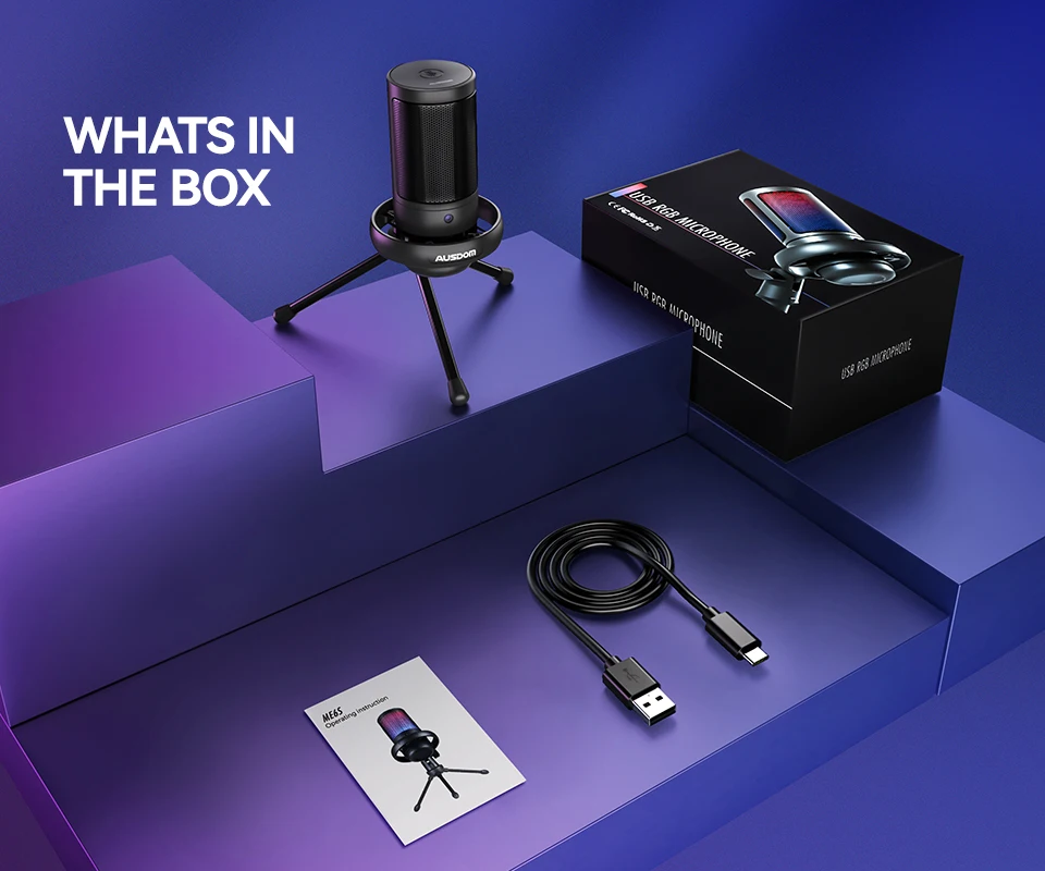 ME6S-Microphone Gaming ME6S USB, pour enregistrement et Streaming ...