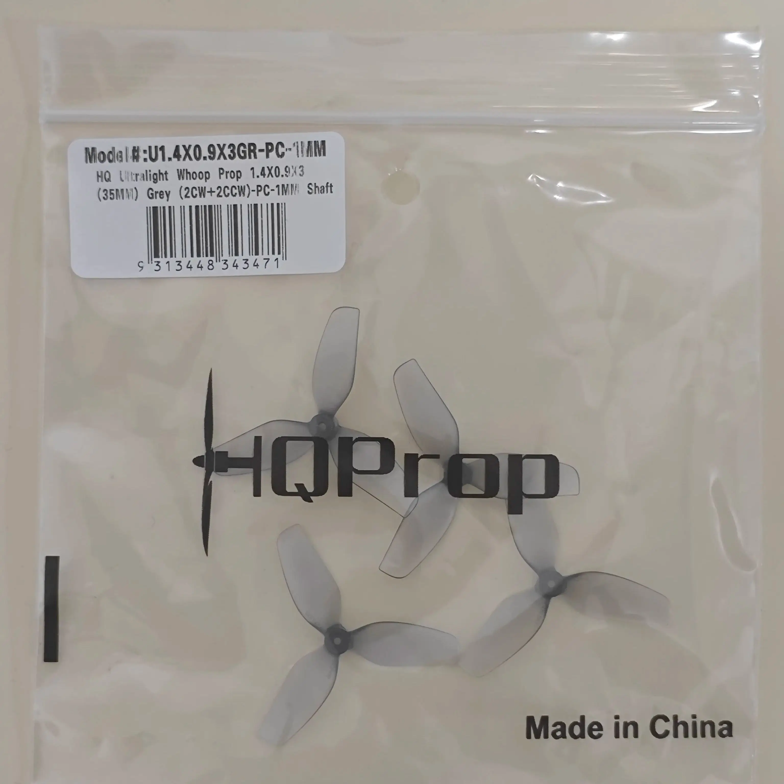 HQprop Ultralight Whoop Prop 1.4x0.9x3 (35mm) for Drone Propellers ...