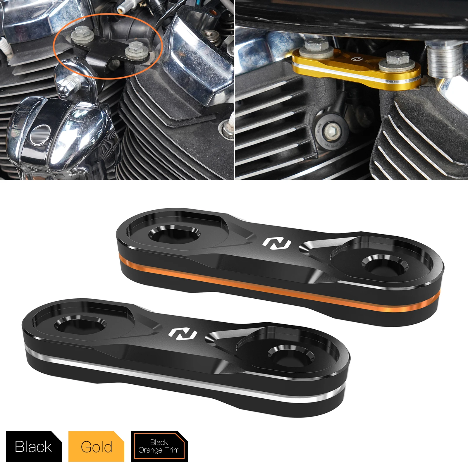 Motorcycle-Horn-Relocation-Kit-for-Harley-Road-King-Special-FLHRXS ...