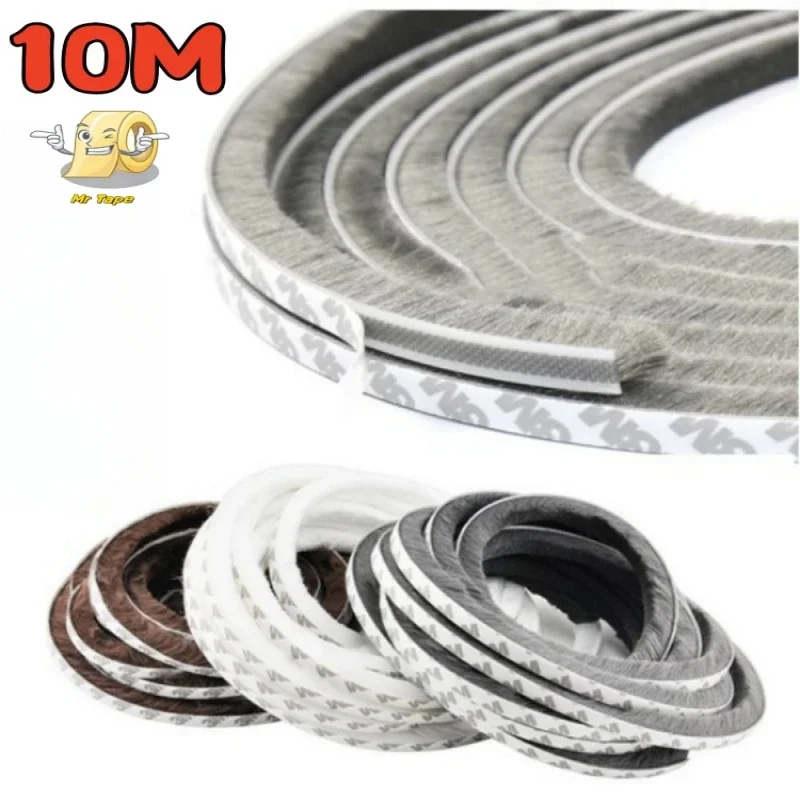 10M-Brush-Strip-Self-Adhesive-Door-Window-Weather-Stripping-Sliding ...