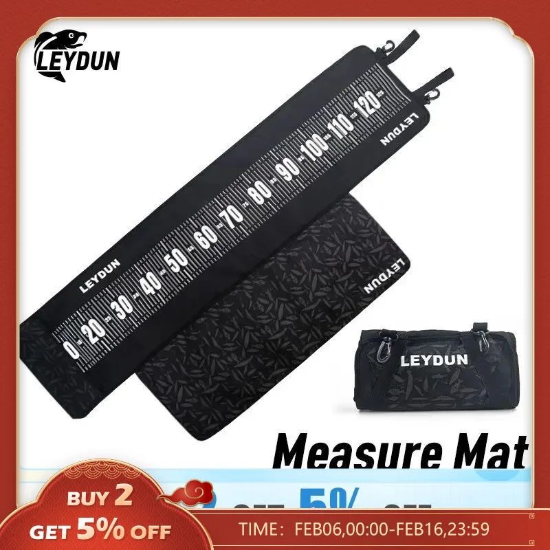 LEYDUN-125cm-Fish-Measure-Mat-Fishing-Tools-Comes-with-Measuring-Ruler ...