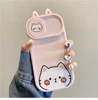 Cartoon Cute Bear & Cat & Frog Animal iPhone Case – LoliFairies Kawaii Shop
