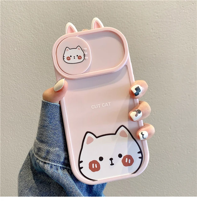 Cartoon Cute Bear & Cat & Frog Animal iPhone Case – LoliFairies Kawaii Shop