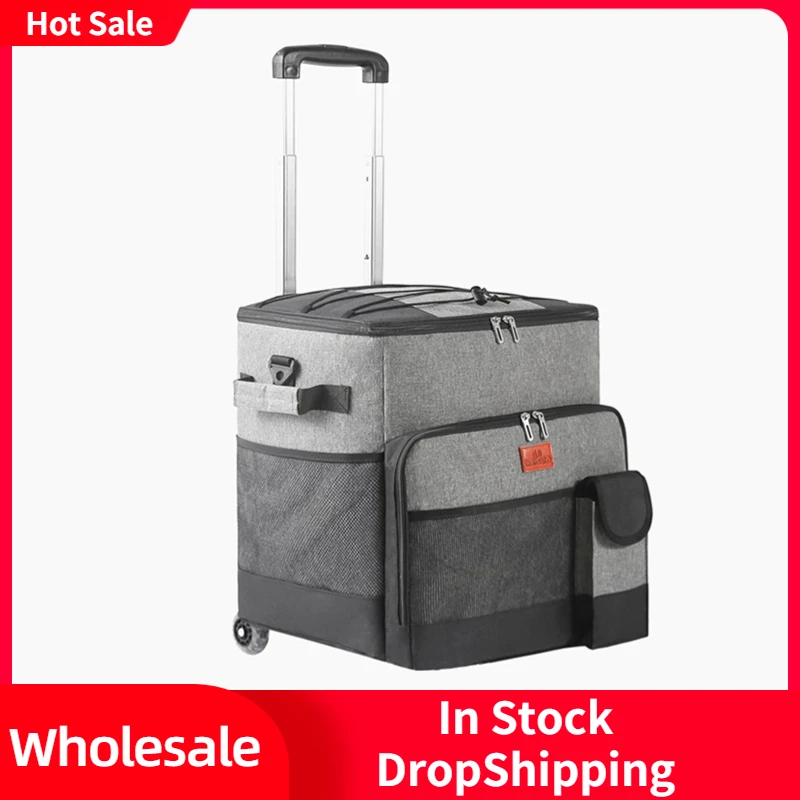 Trolley-Insulation-Bag-Outdoor-Portable-Travel-Picnic-Large-capacity ...