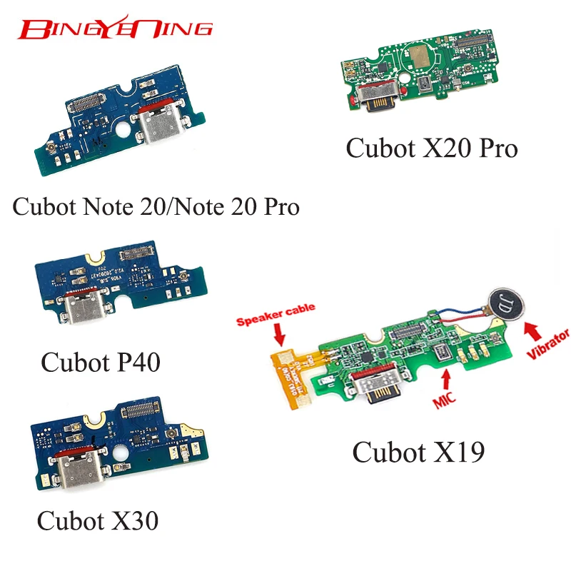 Cubot X19 X20 Pro X30 USB Charge Board+Loudspeaker Cable+ Vibrator ...