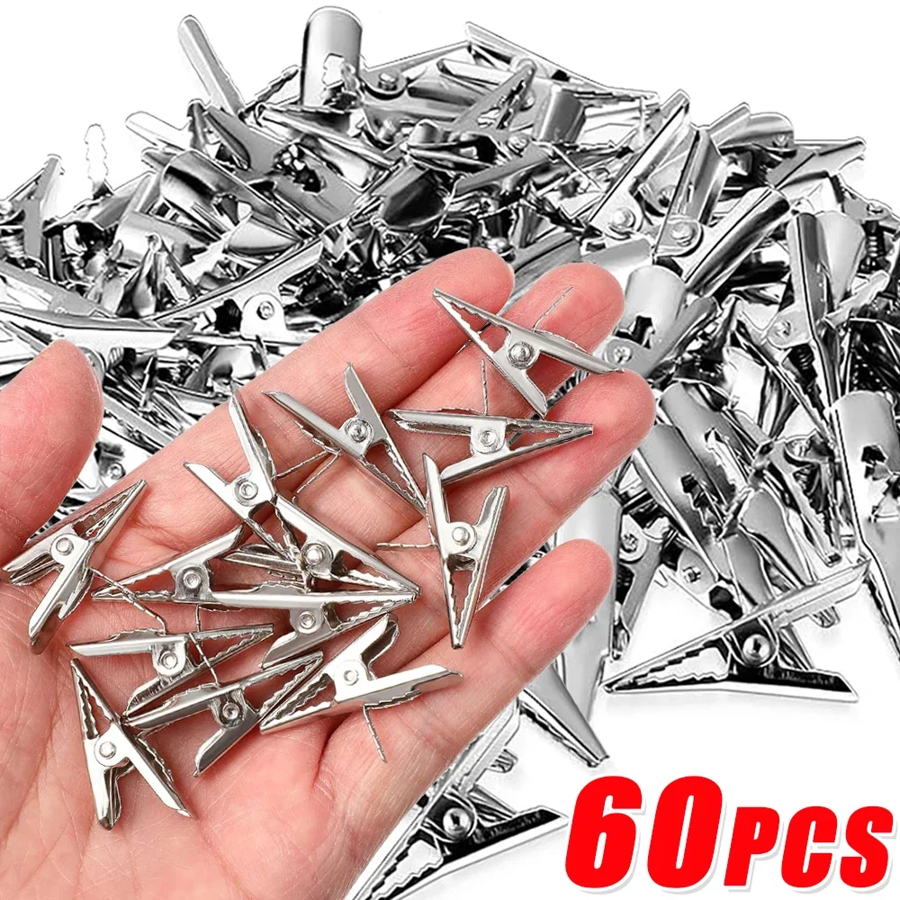 60/1Pcs Mini Metal Clip For Christmas Flowers Fixed Clamps Xmas Tree ...