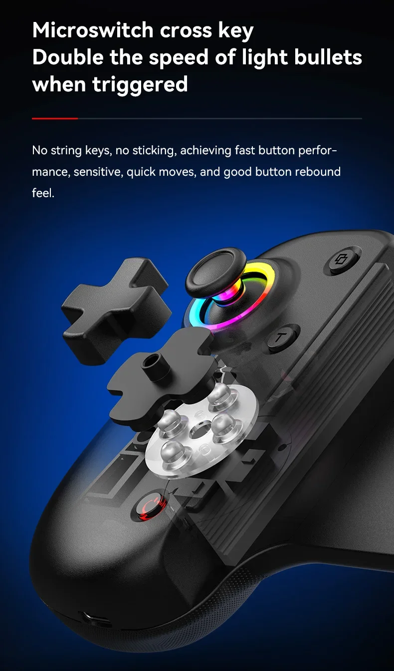 Горячий контроллер планшета BSP D8 PRO RGB, беспроводная ручка для игры ...