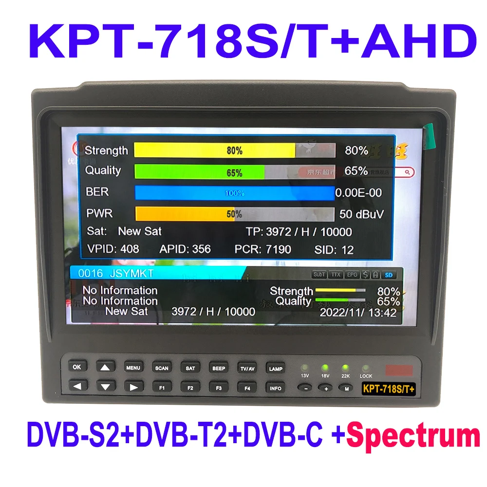 DVB-S2 +DVB-C+DVB-T2 Combo KPT-718ST MPEG4 Satellite TV Receiver ...