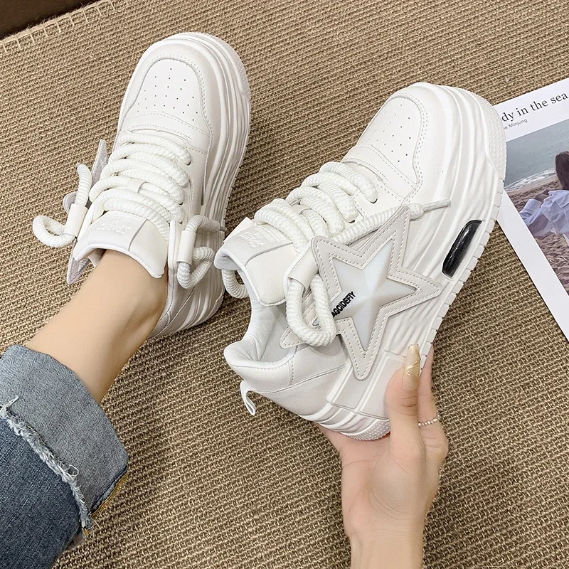 Chunky-Sneakers-for-Women-2024-New-Spring-Thick-Bottom-Dad-Shoes-Autumn ...