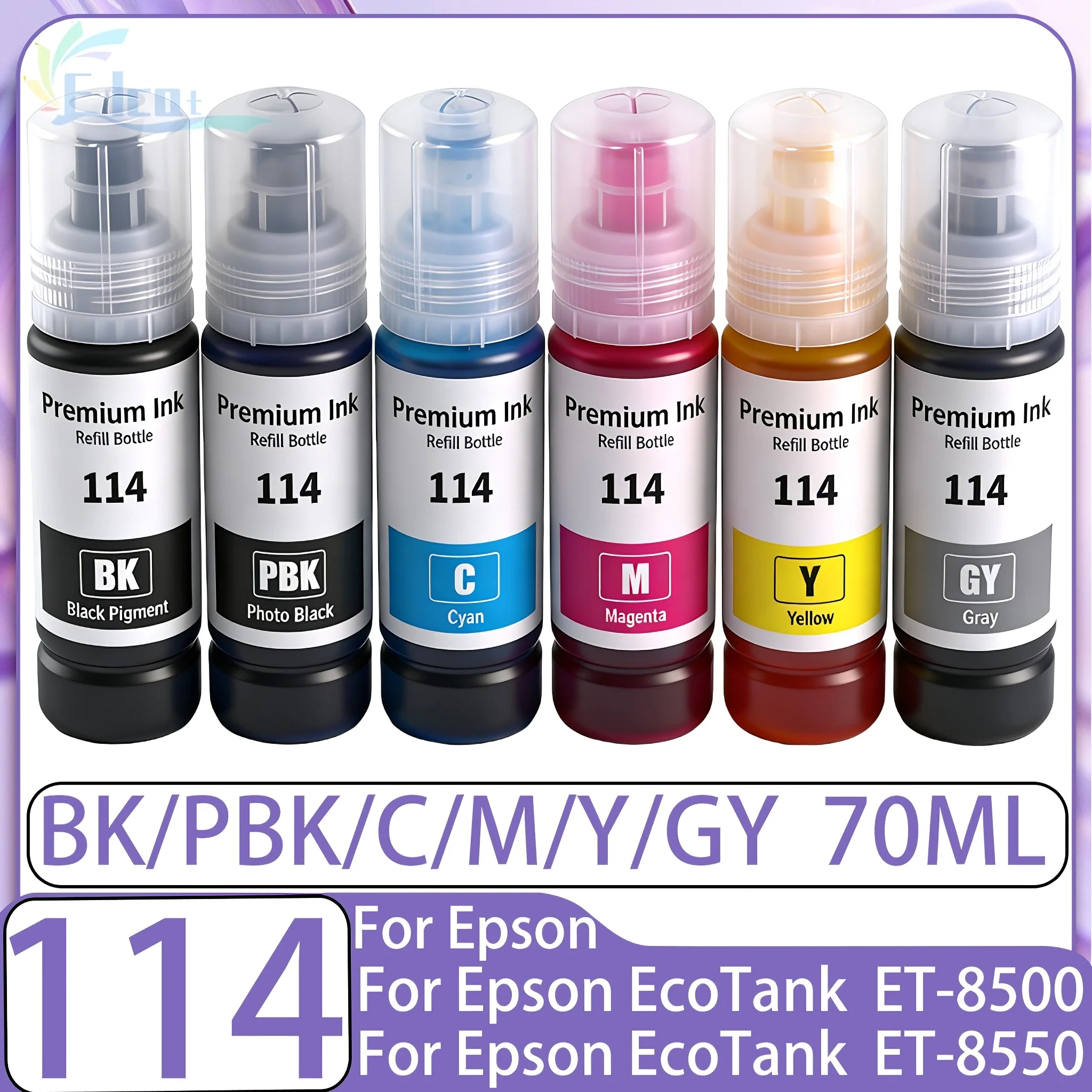 Para epson 114 tinta t114 tinta corante compatível para epson t114 114 ...