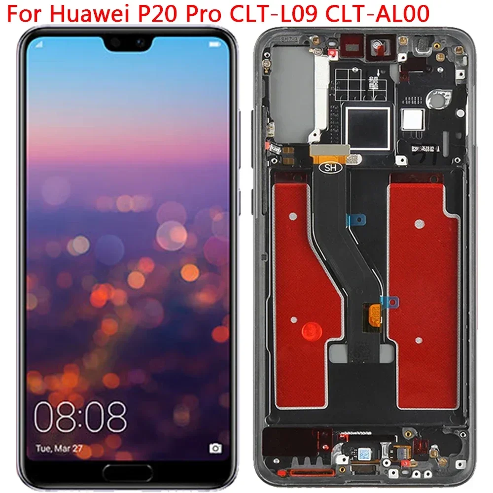 For-Huawei-P20-Pro-LCD-Display-OLED-Touch-Screen-With-Frame-6-1-Huawei ...