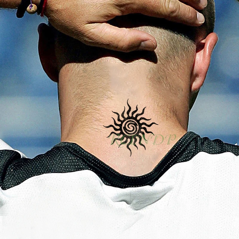 Sun Tattoos Neck
