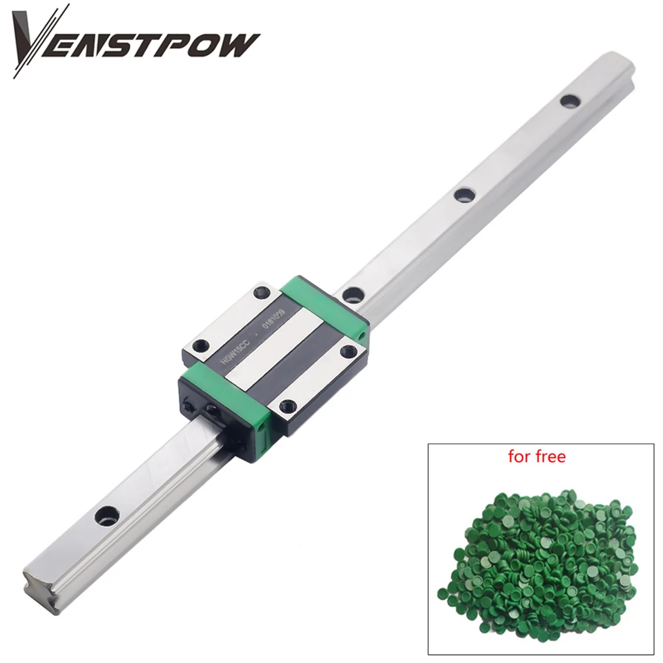 3d Printer Rails HGR15 Linear Guide Rail Kit With HGH15-CA Block ...