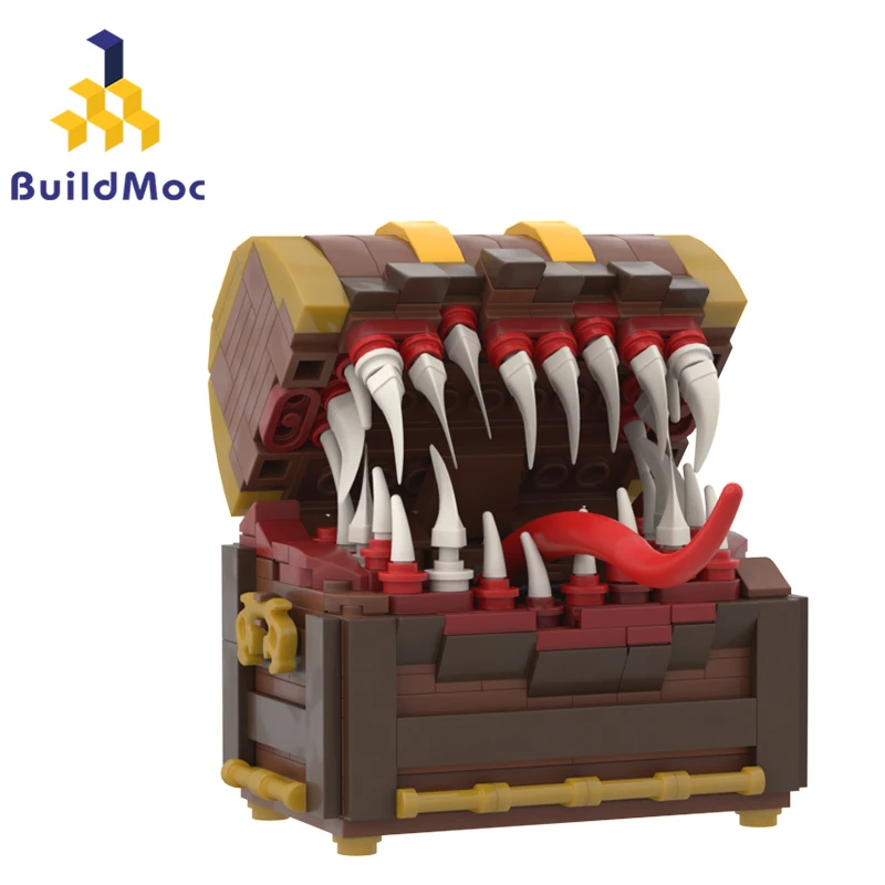 BuildMoc-Final-Treasure-Mimic-Chest-Yaranzo-Monster-Building-Blocks-Kit ...