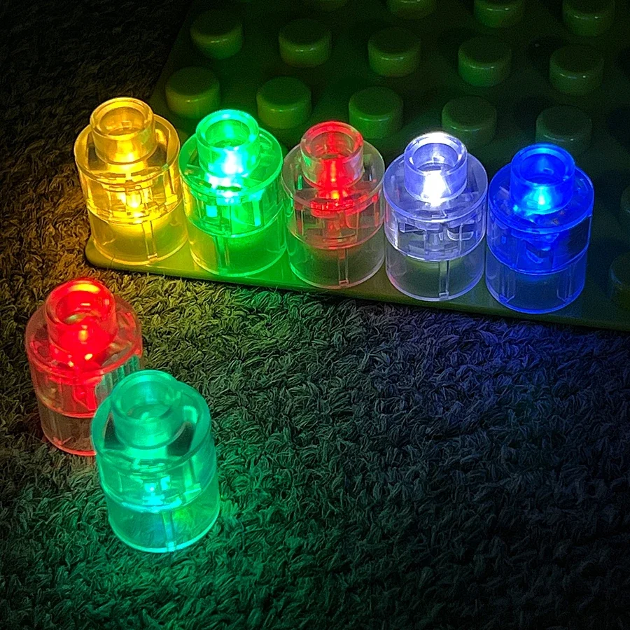 5Pcs-Big-Size-Round-LED-Light-Brick-Luminous-Lamp-Accessories-Flash-Building-Block-Xmas-Toy ...