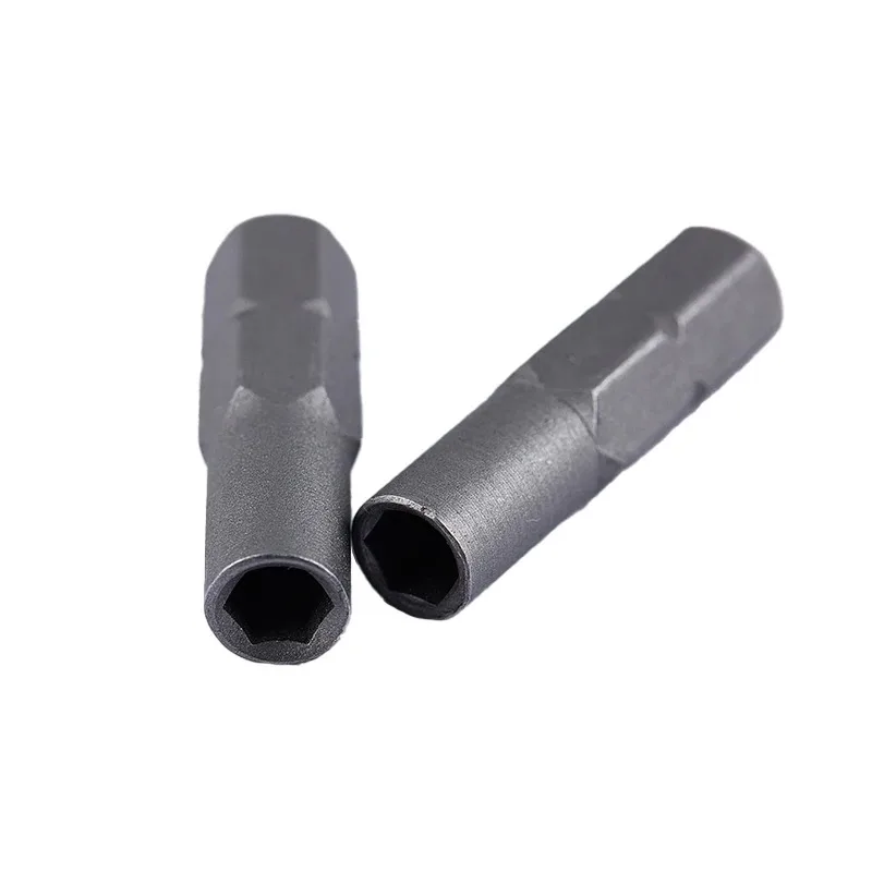 1pc Electric Screwdriver Bit Hex 1/4" 6.35mm Hex Shank To 4mm Socket ...