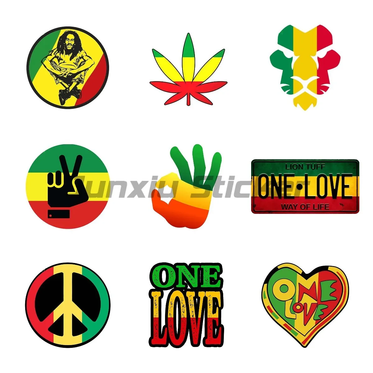 One Love Rasta Tattoo