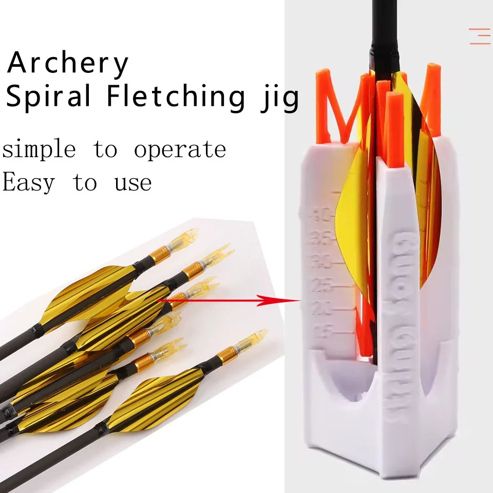 1pc 3D Printing Archery Spiral Fletching Jig Spin Wing Vanes DIY Tools ...