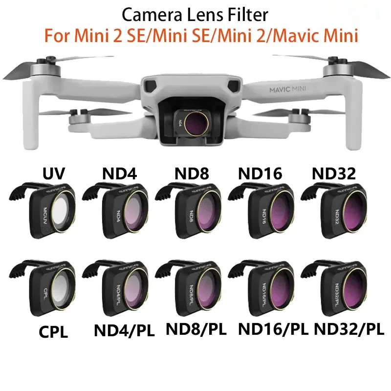 DJI-Mavic-Mini-Camera-Lens-Filter-Set-filtros-Drone-UV-CPL-ND4-ND8-ND16 ...
