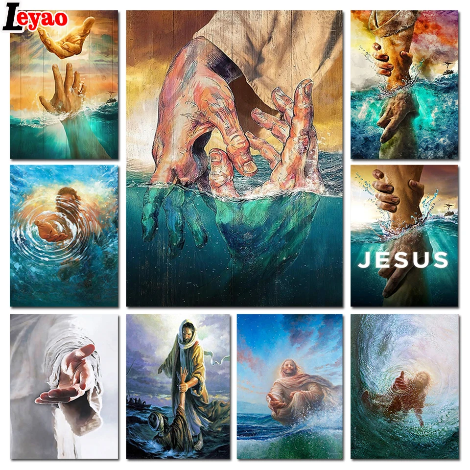 Diamond-Painting-Vintage-Jesus-Christ-The-Hand-of-God-Diamond-Mosaic ...