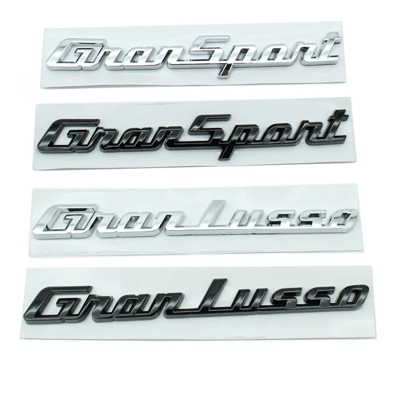 3D-Car-Trunk-Gransport-Granlusso-Letters-Logo-Badge-Fender-Emblem ...