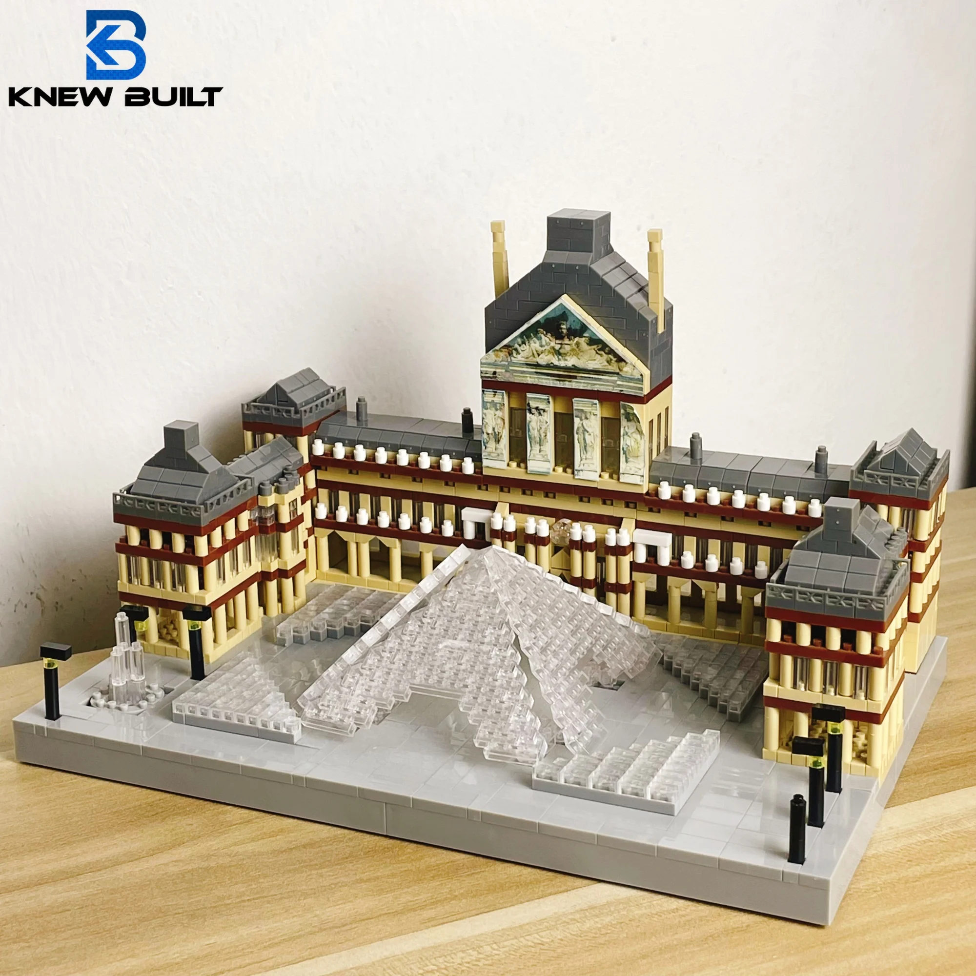 KNEW-BUILT-Louvre-Micro-Mini-Building-Blocks-Architecture-Toys-Sets ...
