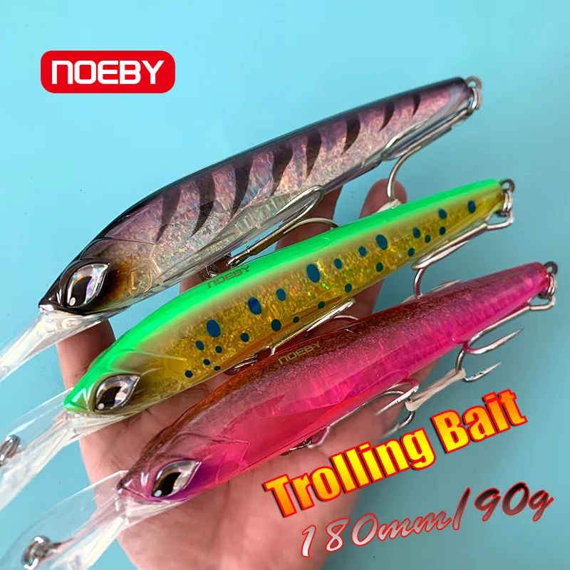 Noeby-Big-Game-Trolling-Minnow-Fishing-Lure180mm-90g-Boat-Fishing-Artificial-Wobblers-Hard-Bait ...