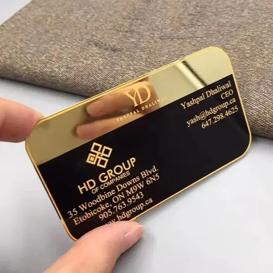 50PCS-Customized-iron-card-hollowed-out-carved-matte-black-stainless ...