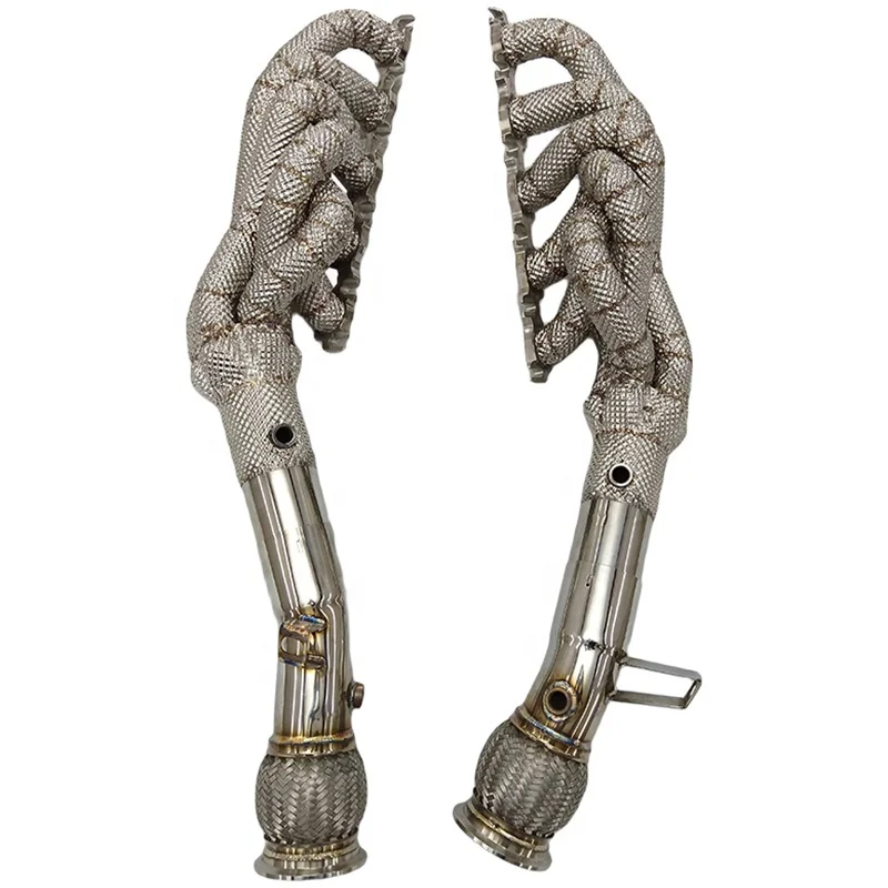 High-performance-exhaust-manifold-For-Audi-R8-V8-V10-4-2L-5-2L-Exhaust ...