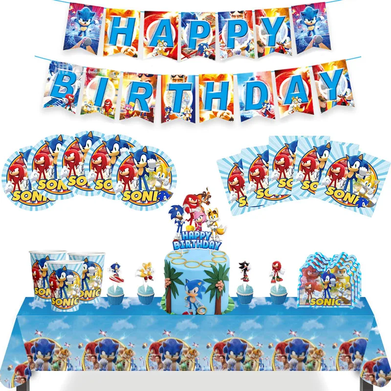 Sonic-Balloons-Set-for-Kids-Birthday-Party-Decora-es-Speed-Hedgehog ...