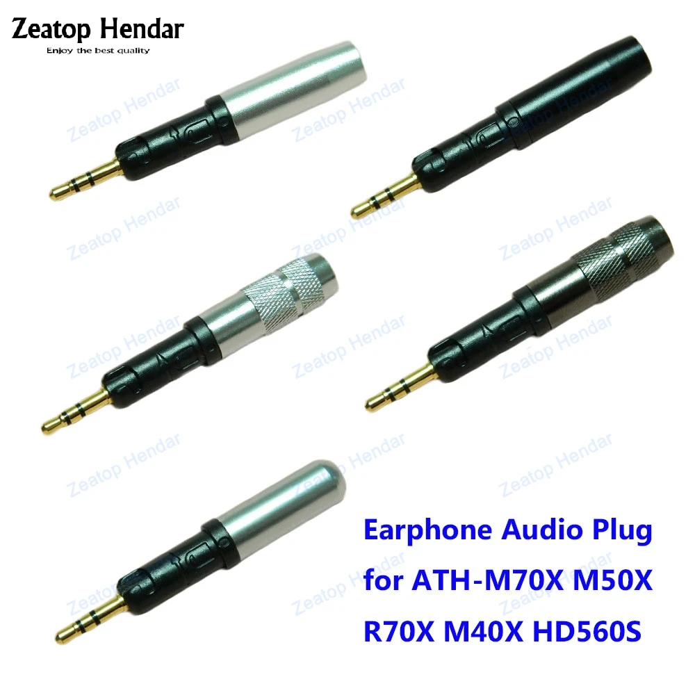 1Pcs Hifi 2.5mm Earphone Audio Male Plug DIY Repair Headphone for ATH ...