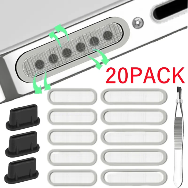 Universal-Mobile-Phone-Speaker-Dust-Mesh-Sticker-Type-C-Micro-USB-Phone ...