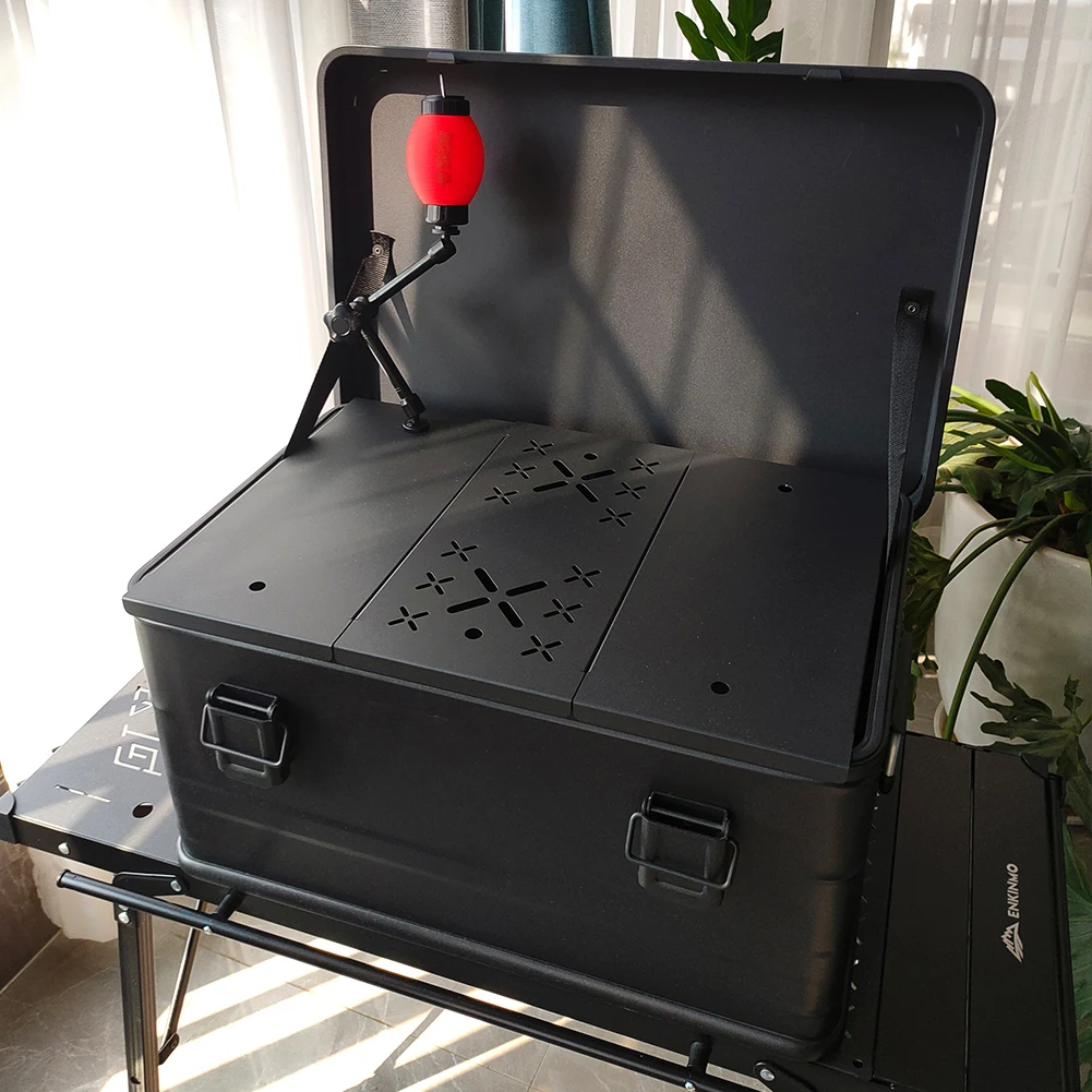 3Pcs-50L-Aluminum-Alloy-Travel-Storage-Box-Board-Foldable-Desktop-Board ...