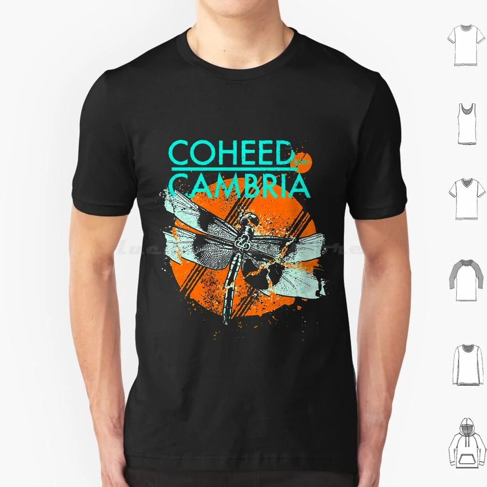Coheed-And-Cambria-Dragonfly-Classic-T-Shirt-6Xl-Cotton-Cool-Tee-Coheed ...
