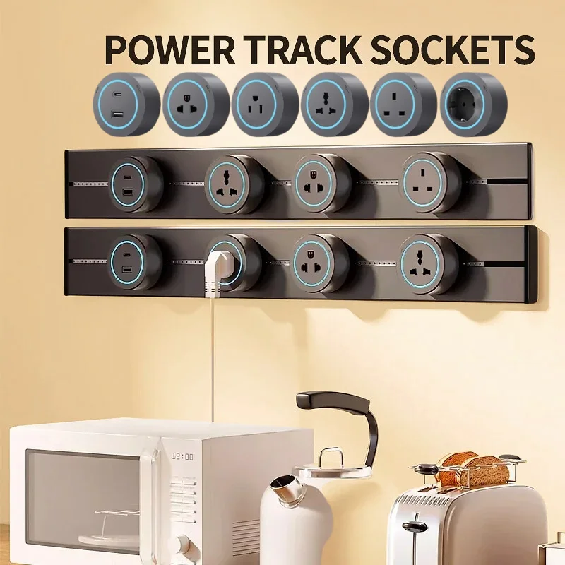 New-Pattern-Power-Track-Socket-Home-Kitchen-Appliances-Quality-Plug ...
