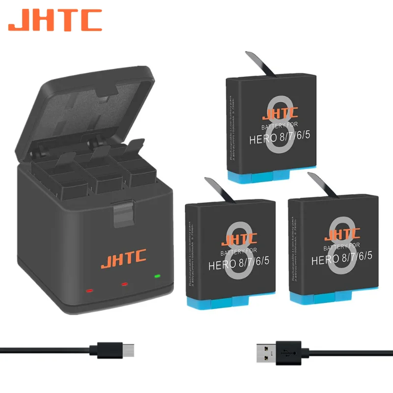 Battery For GoPro Hero 8 / For GoPro Hero 7 Hero 6 Hero 5 Hero 8 Black ...