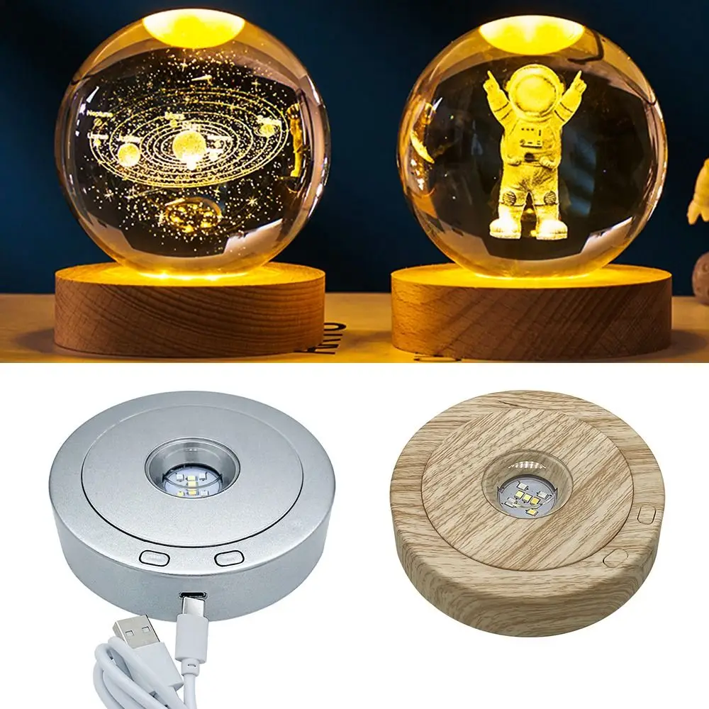 1-Pcs-Romantic-Round-Craft-USB-Powered-Night-Lamp-Base-LED-Light-Base ...