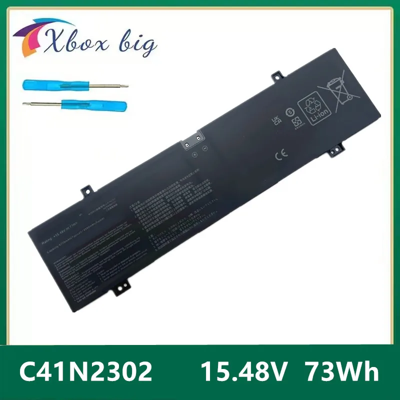 New C41N2302 15.48V 73Wh Laptop Battery For Asus notebook FA401WV370 ...