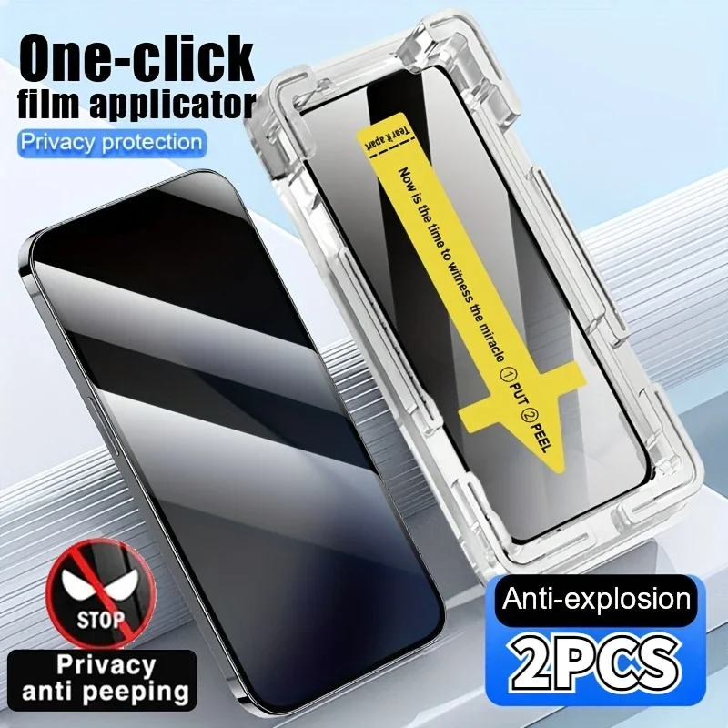 Dust Free Install Anti Spy Peep Screen Protect for Xiaomi 14 Civi 12x ...