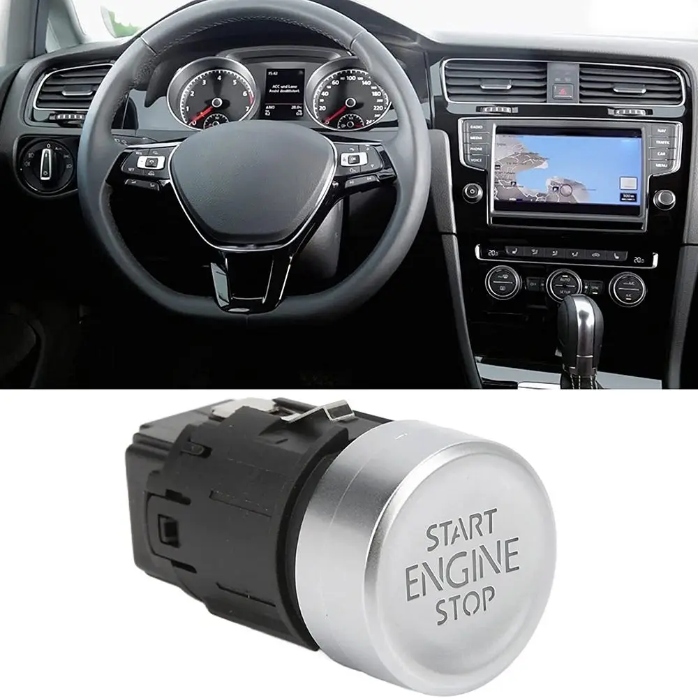 Car Engine Start Stop Push Button Key Start Keyless Entry Ignition ...