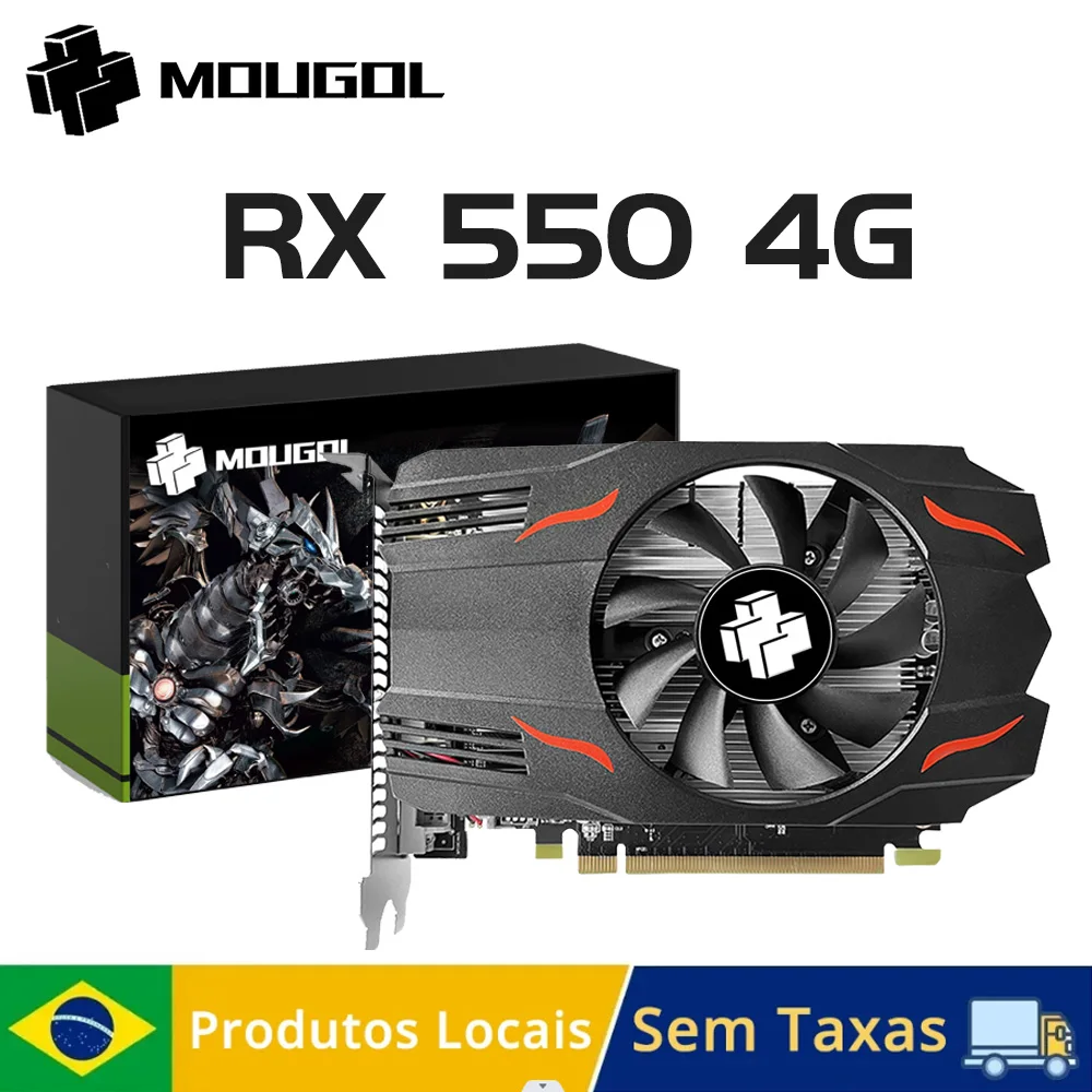 Mougol-graphics-card-AMD-GPU-Radeon-RX-550-4G-GDDR5-128bit-14nm ...